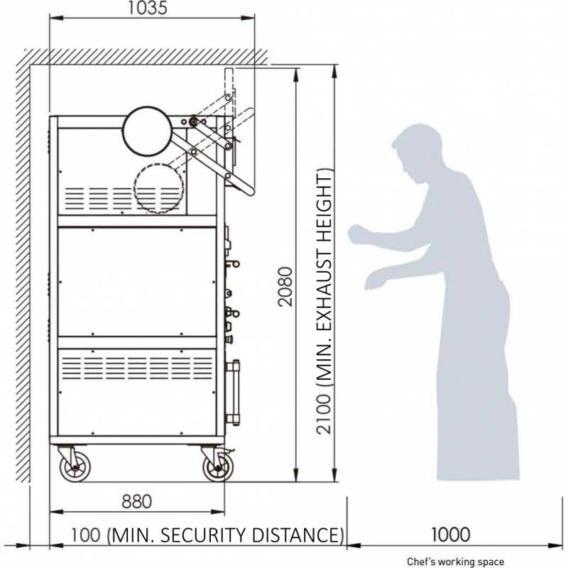 Josper ASADOR Rototerie / chicken grill - 42 pollos